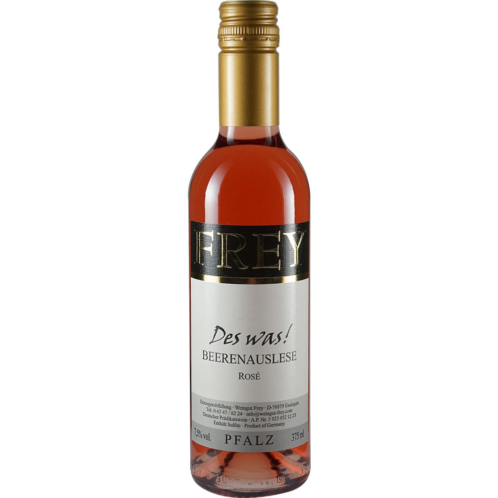 Frey 2023 Des was ! Rosé Beerenauslese edelsüß 0,375 L