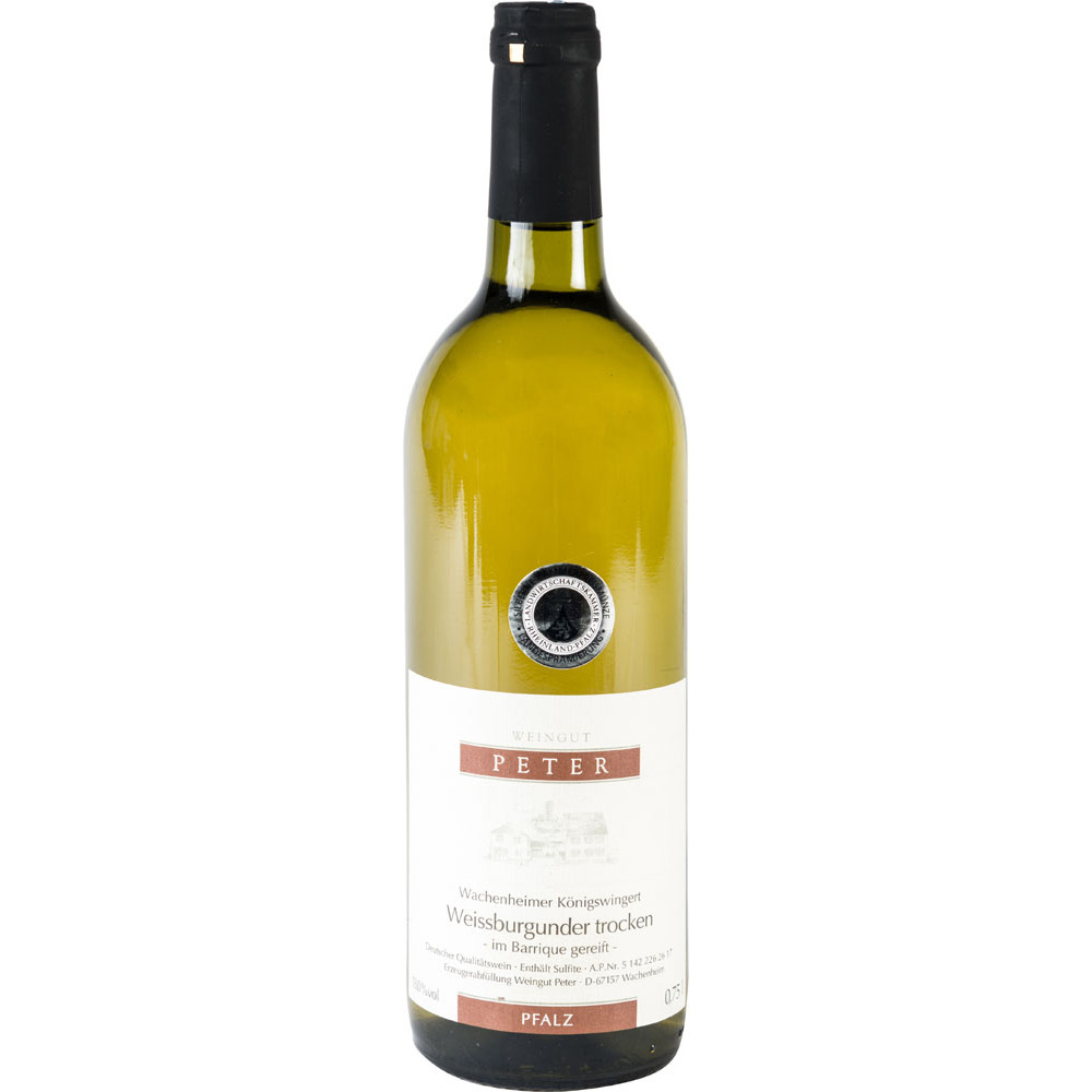 Peter 2016 Wachenheimer Königswingert Weißburgunder im Barrique gereift ...
