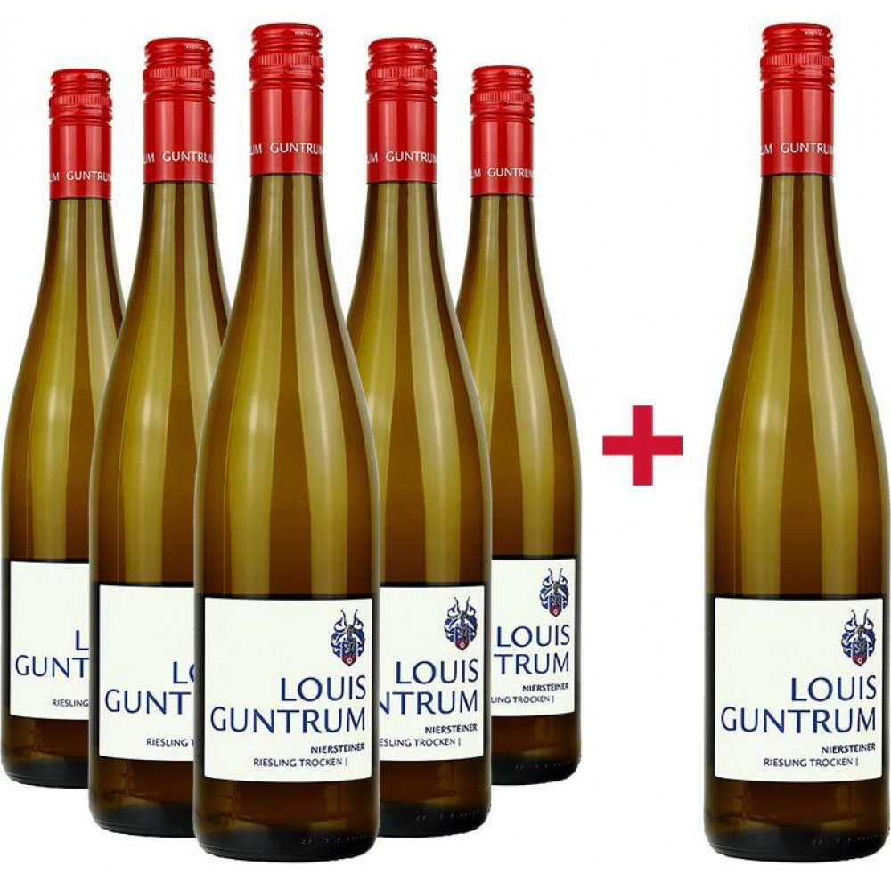 Louis Guntrum 5+1 Paket Niersteiner Riesling trocken bei WirWinzer ...