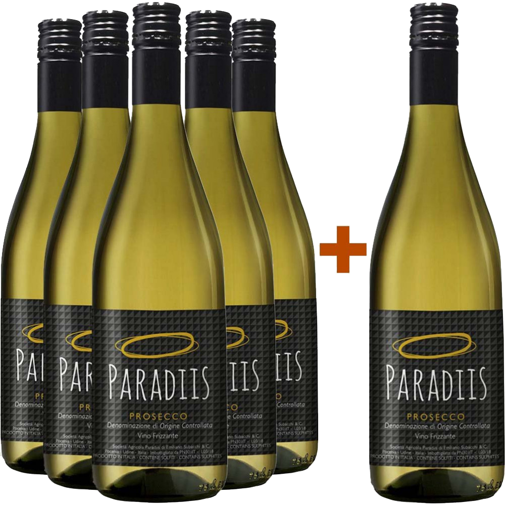Paradiis 5+1 Paket Prosecco DOC bei WirWinzer bestellen