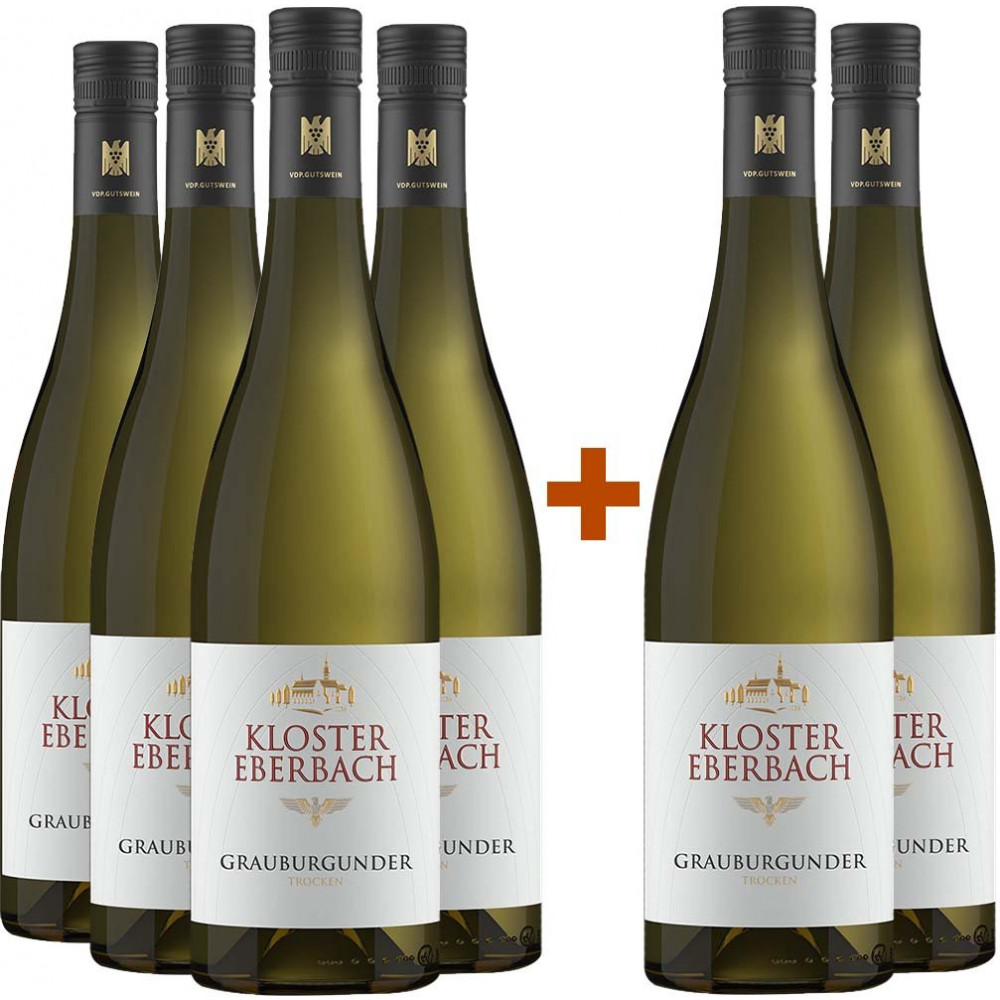 Kloster Eberbach 4+2 Paket Grauburgunder Hessische Bergstraße VDP.Gutswein