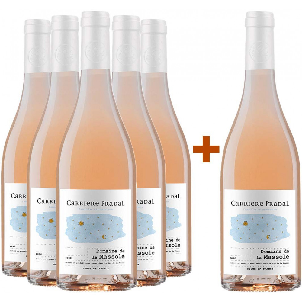 Carriere-Pradal 5+1 Paket Domaine de la Massole Rosé