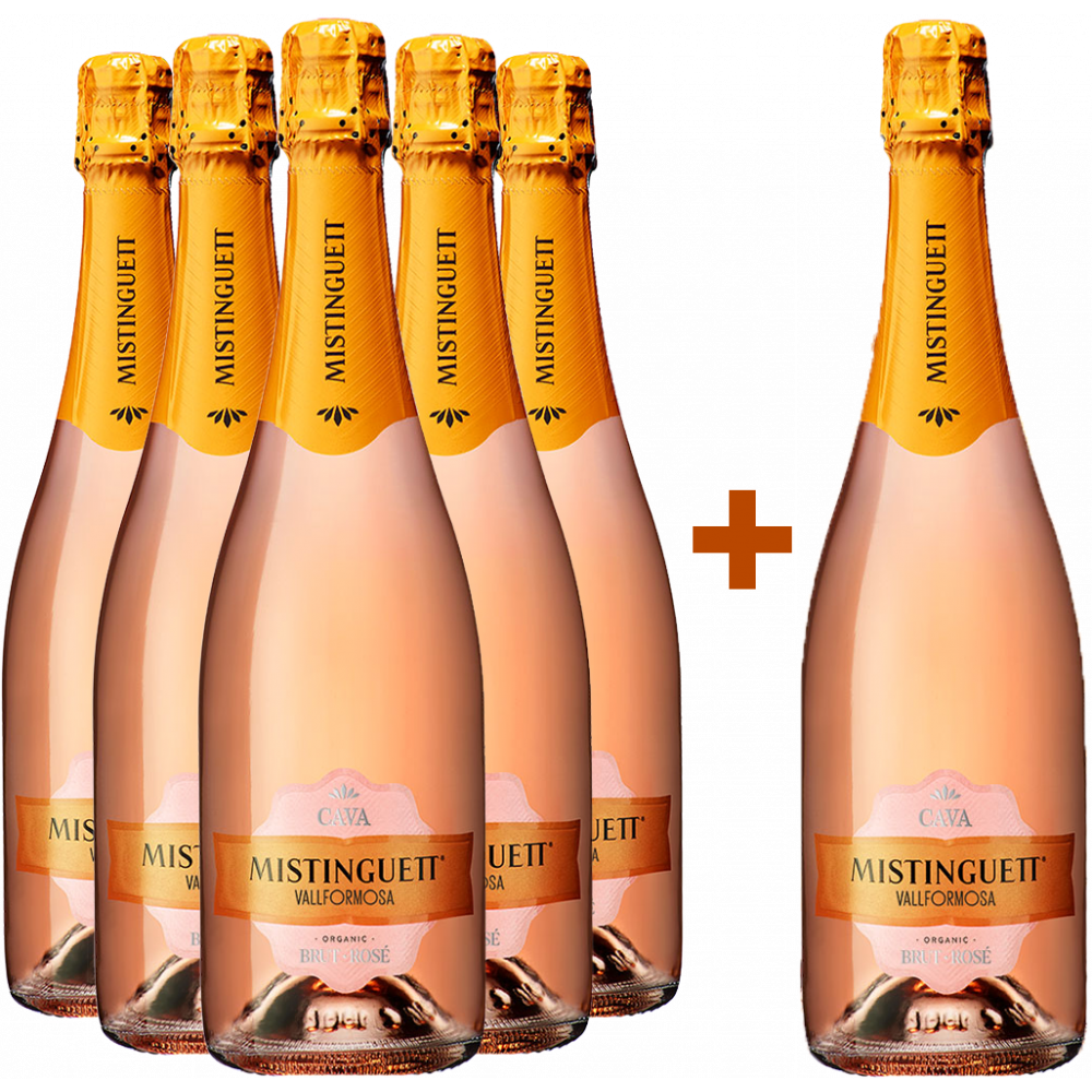 Vallformosa 5+1 Aktionspaket Mistinguett Rosé Cava DO