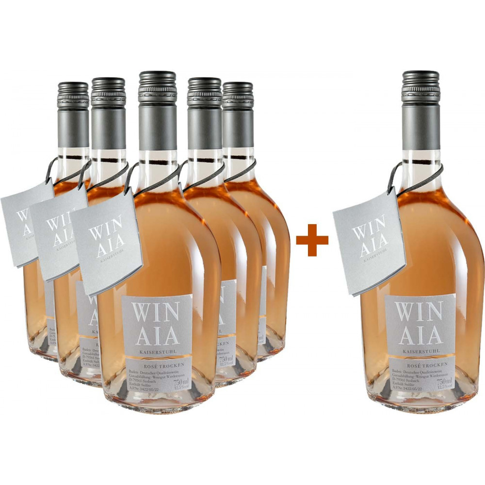 Jörg Wiedemann 5+1 Paket "WINAIA" Cuvée Rosé trocken