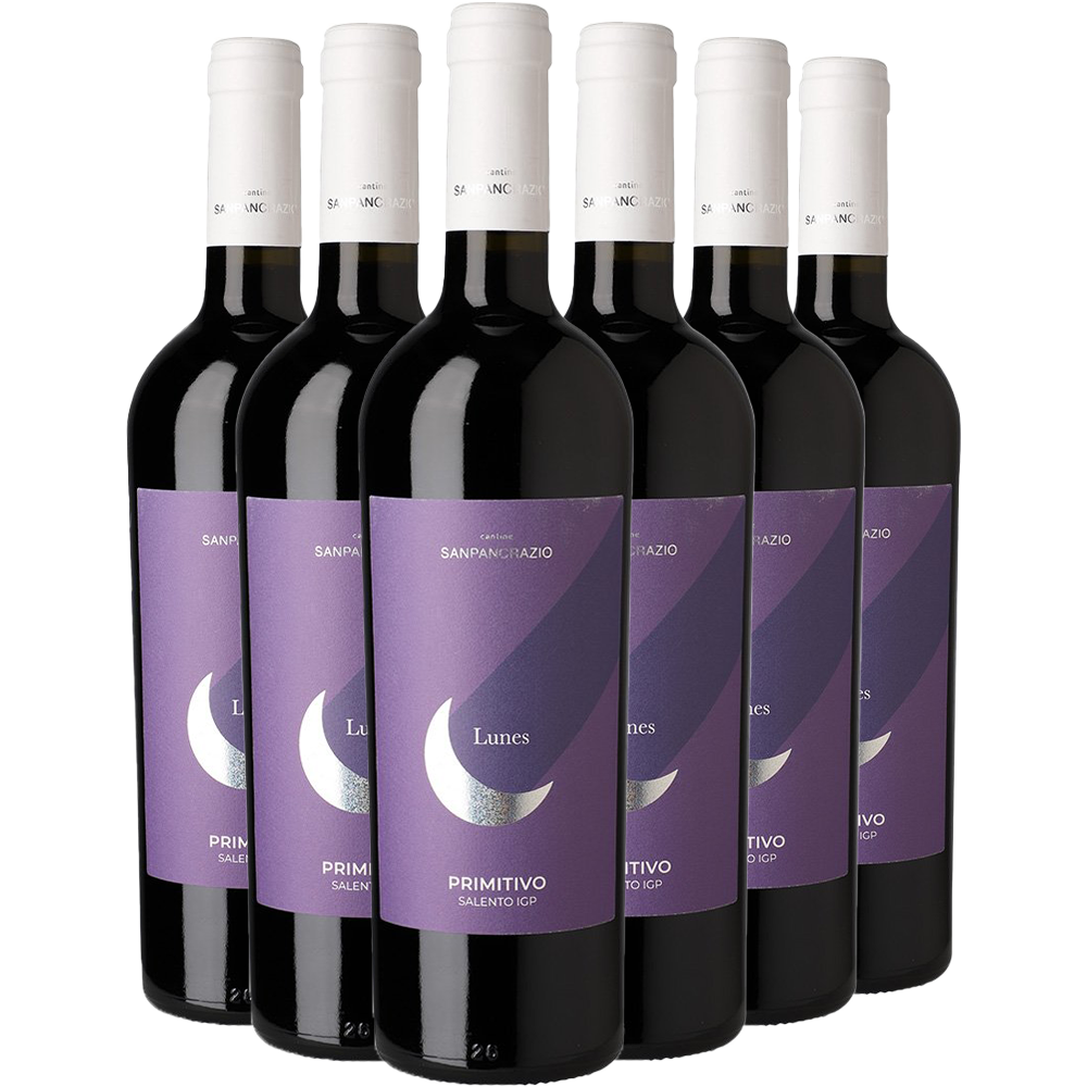 Lunes Primitivo Salento IGP Paket - Cantine San Pancrazio