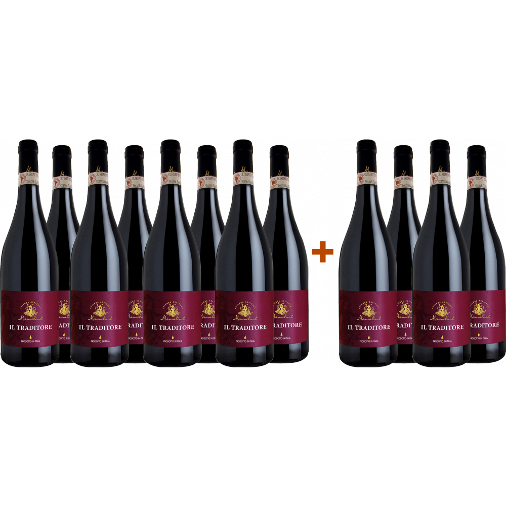 Manuelina 8+4 Paket Il Traditore Sangue Di Giuda Oltrepó Pavese DOC
