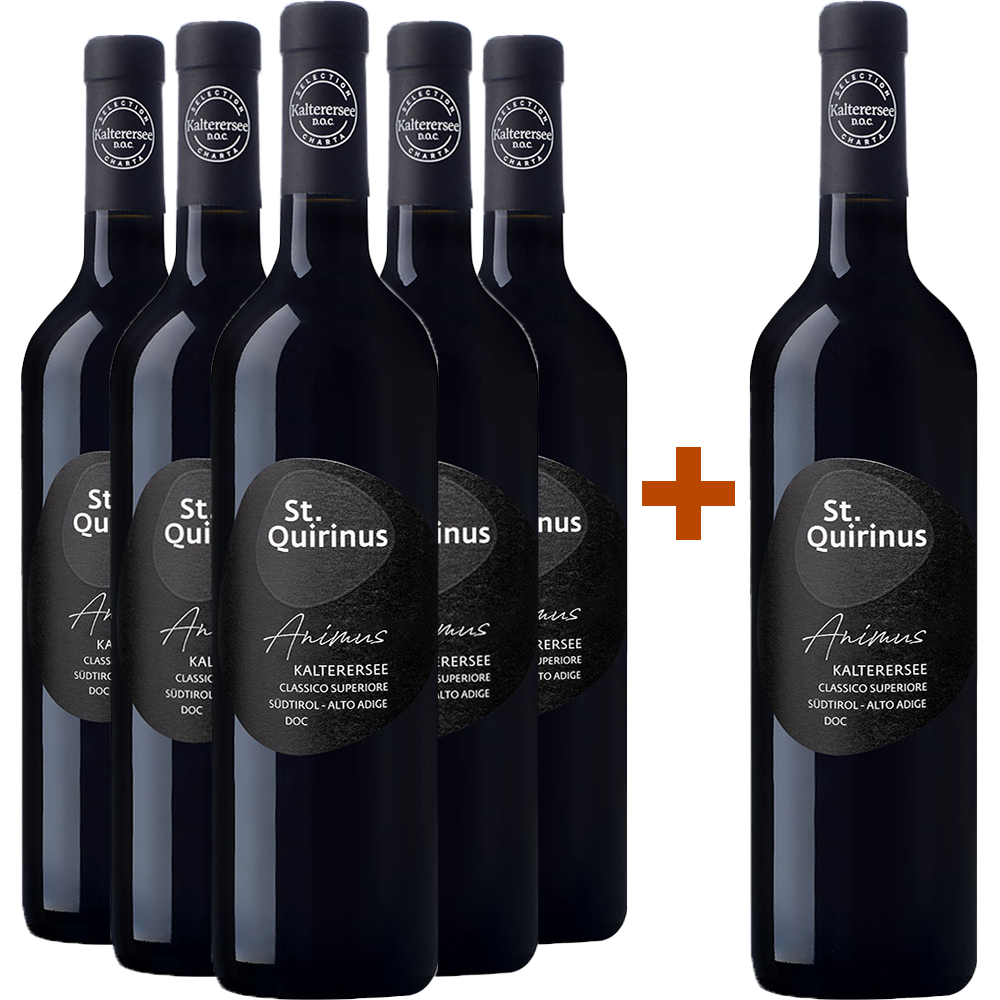 St. Quirinus 5+1 Paket Animus Kalterersee Classico Superiore Alto Adige DOC