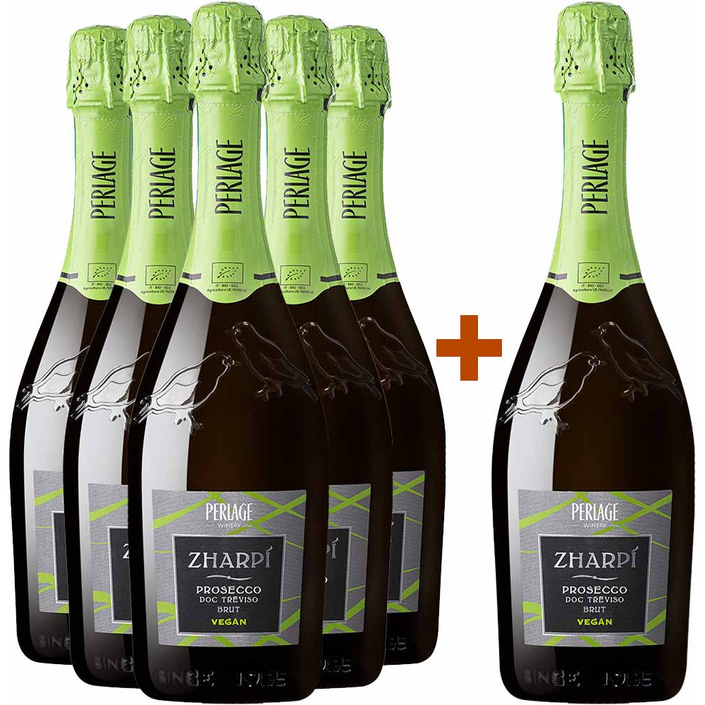 Perlage 5+1 Paket Zharpì Prosecco DOC brut Bio