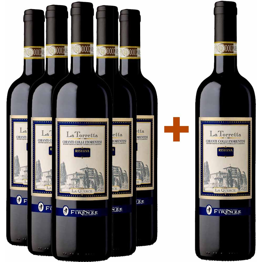 La Querce 5+1 Paket La Torretta Chianti Colli Fiorentini Riserva DOCG Bio