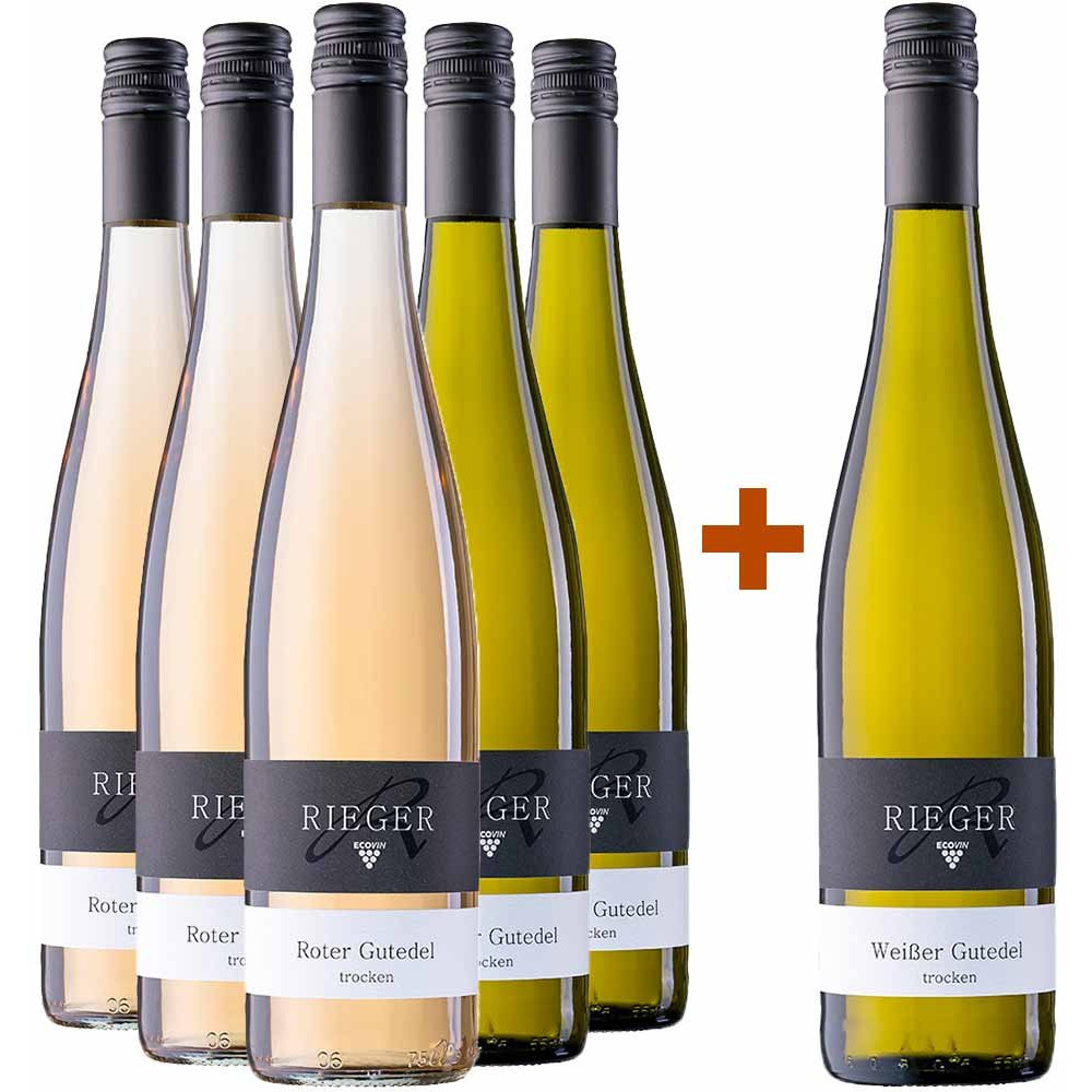 Rieger 5 + 1 Paket Riegers Gutedel trocken BIO bei WirWinzer bestellen
