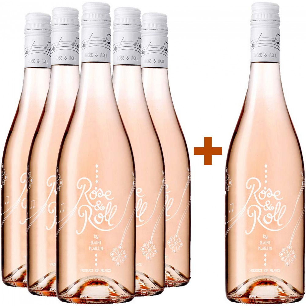 Saint Martin - Cru Classé 5+1 Paket Rose & Roll Rosé