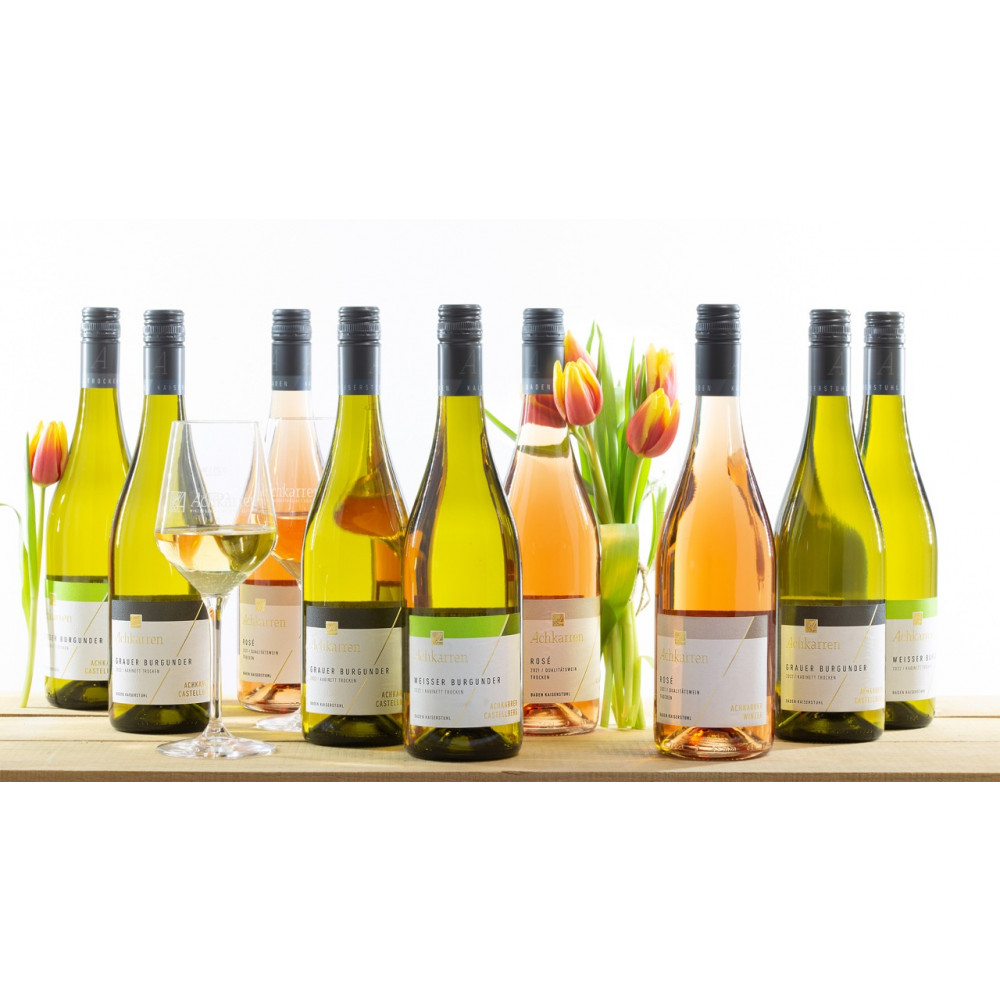Achkarren 9er Paket Burgunder - wie sie im Buche stehen