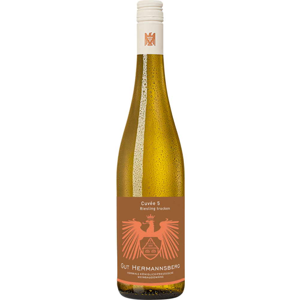 Riesling Cuvée 5 + 2er Set Zwiesel Pure Weißwein Gläser