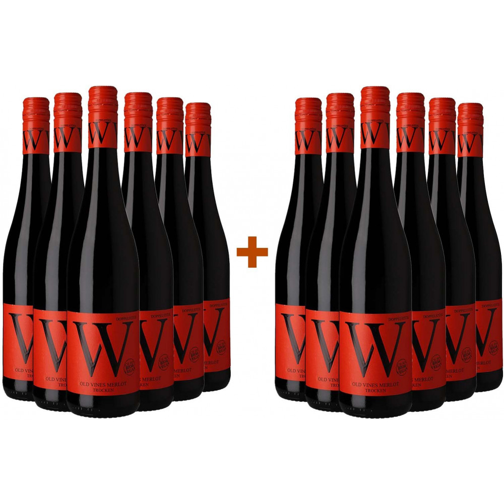 6+6 Old Vines Merlot trocken - Weingut Wasem Doppelstück