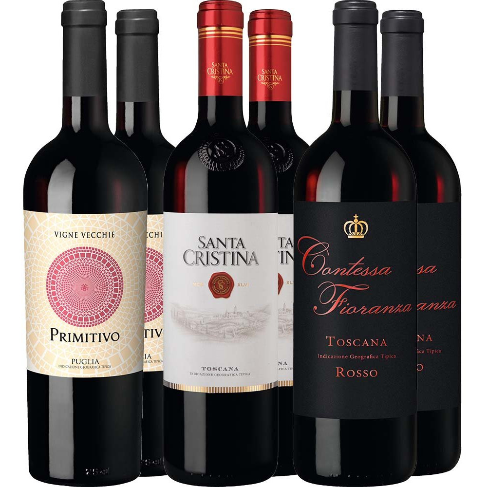WirWinzer Select Rotweinpaket Bella Italia