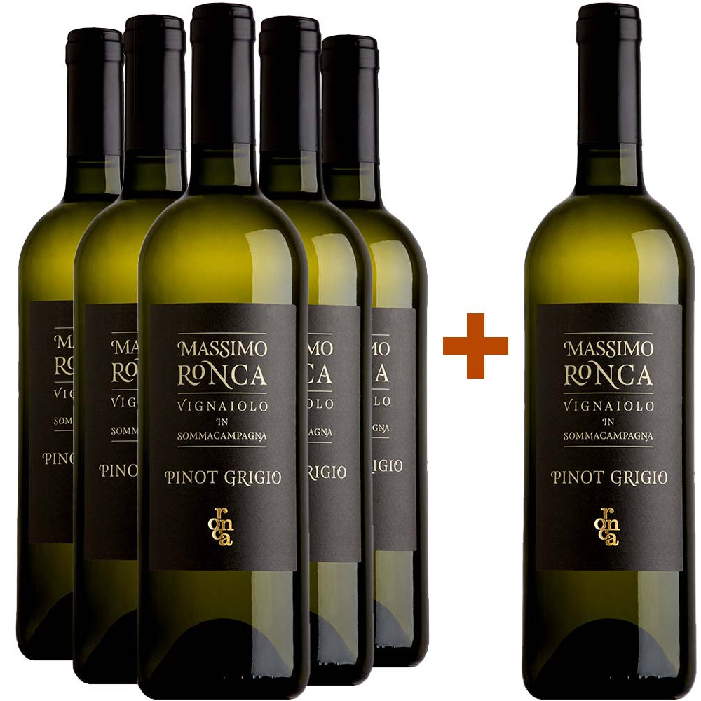Ronca 5+1 Paket Pinot Grigio delle Venezie DOC Bio