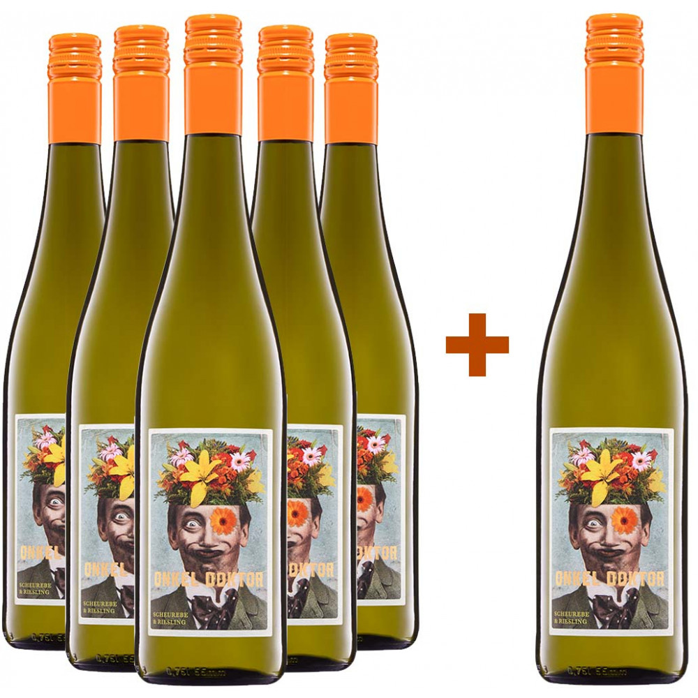 5+1 Paket Onkel Doktor vom Weingut Vogt