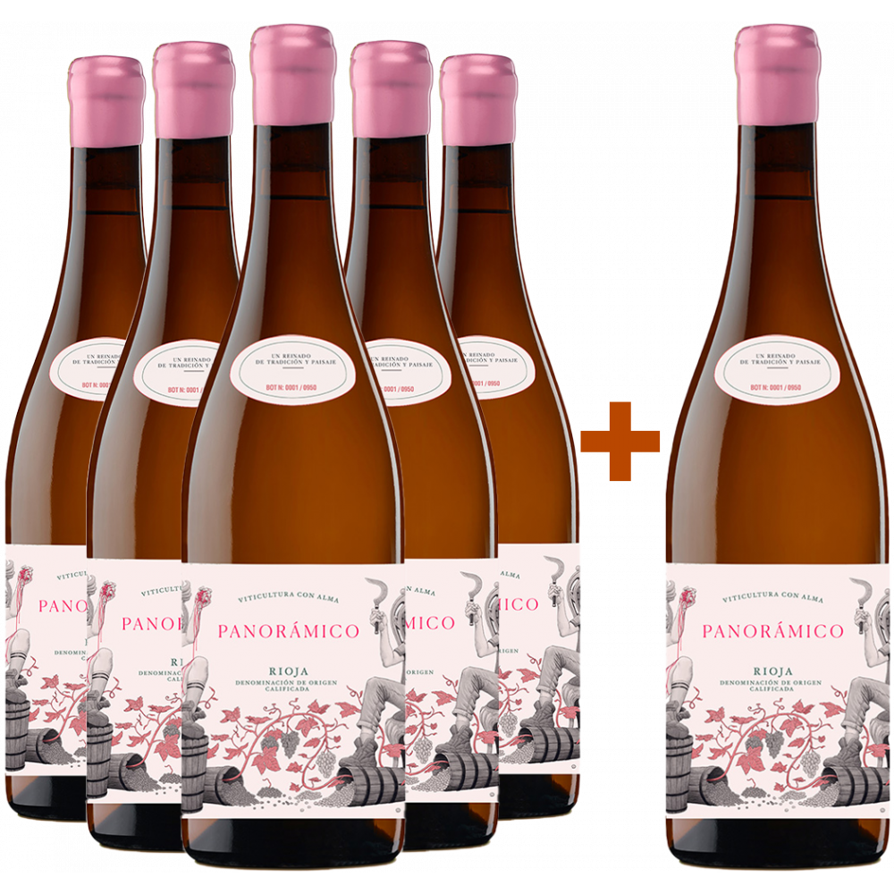 Vinos del Panorámico 5+1 Aktionspaket Panorámico Clarete Rioja DOCa