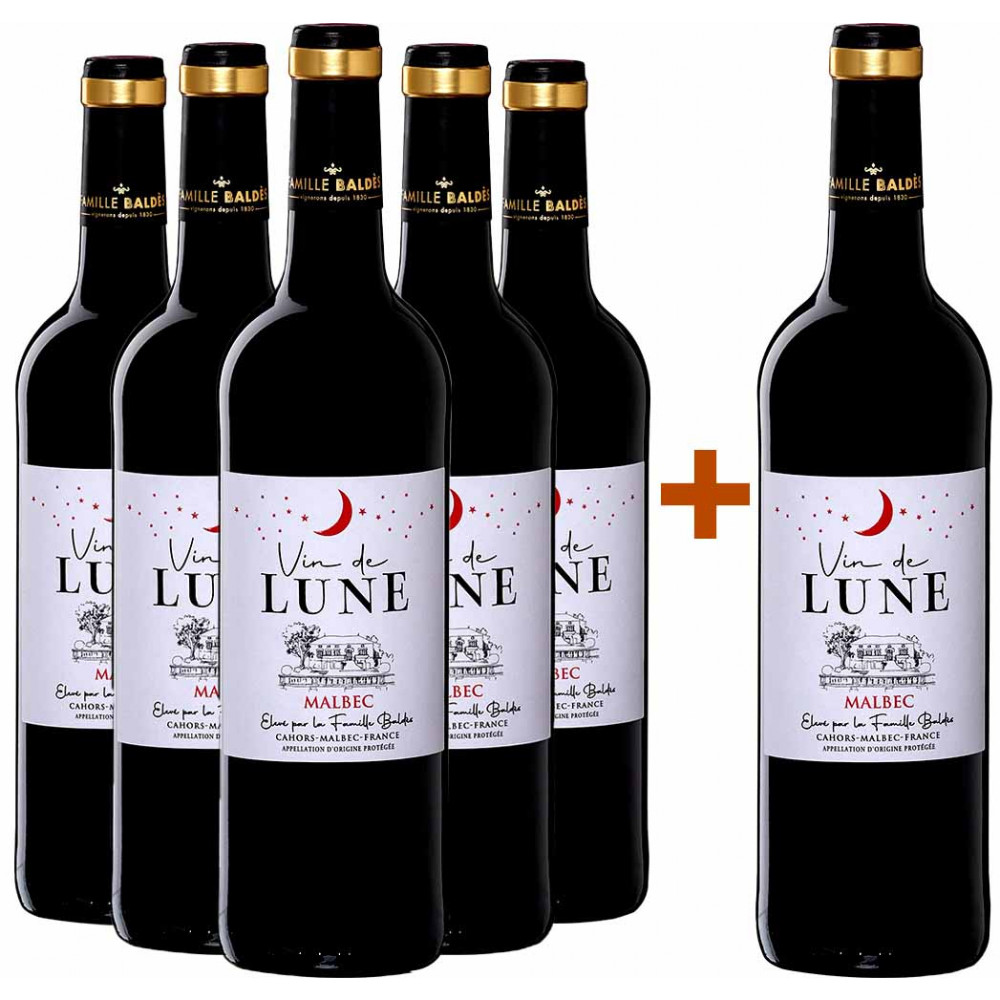 Jean-Luc Baldes 5+1 Paket Vin de Lune Cahors AOP