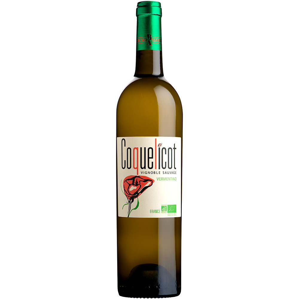 Bruno Andreu 2021 Coquelicot Vermentino Organic Wine Pays d'Oc IGP trocken