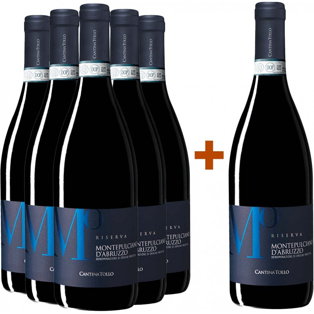 Tollo 5+1 Paket Riserva Mo Montepulciano d'Abruzzo DOC