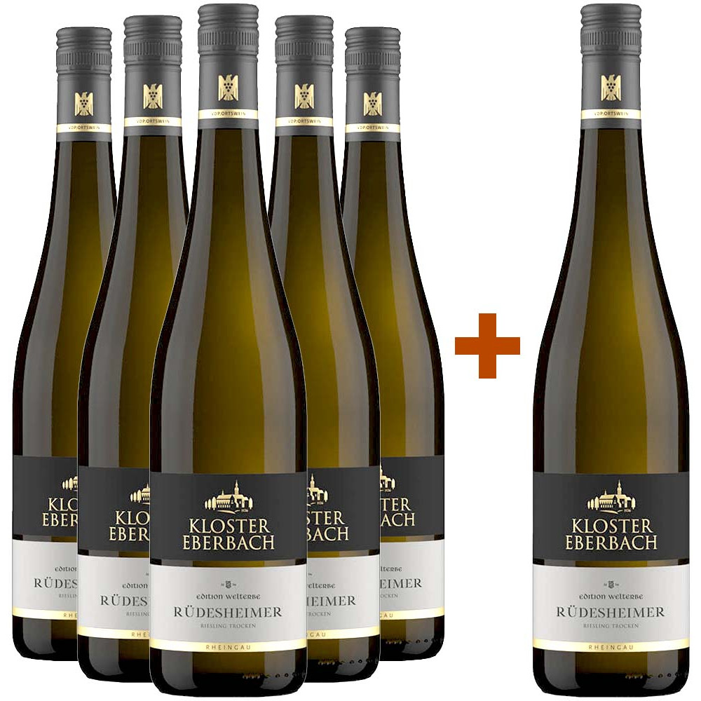 Kloster Eberbach 5+1 Paket Rüdesheimer Riesling Edition Welterbe VDP ...