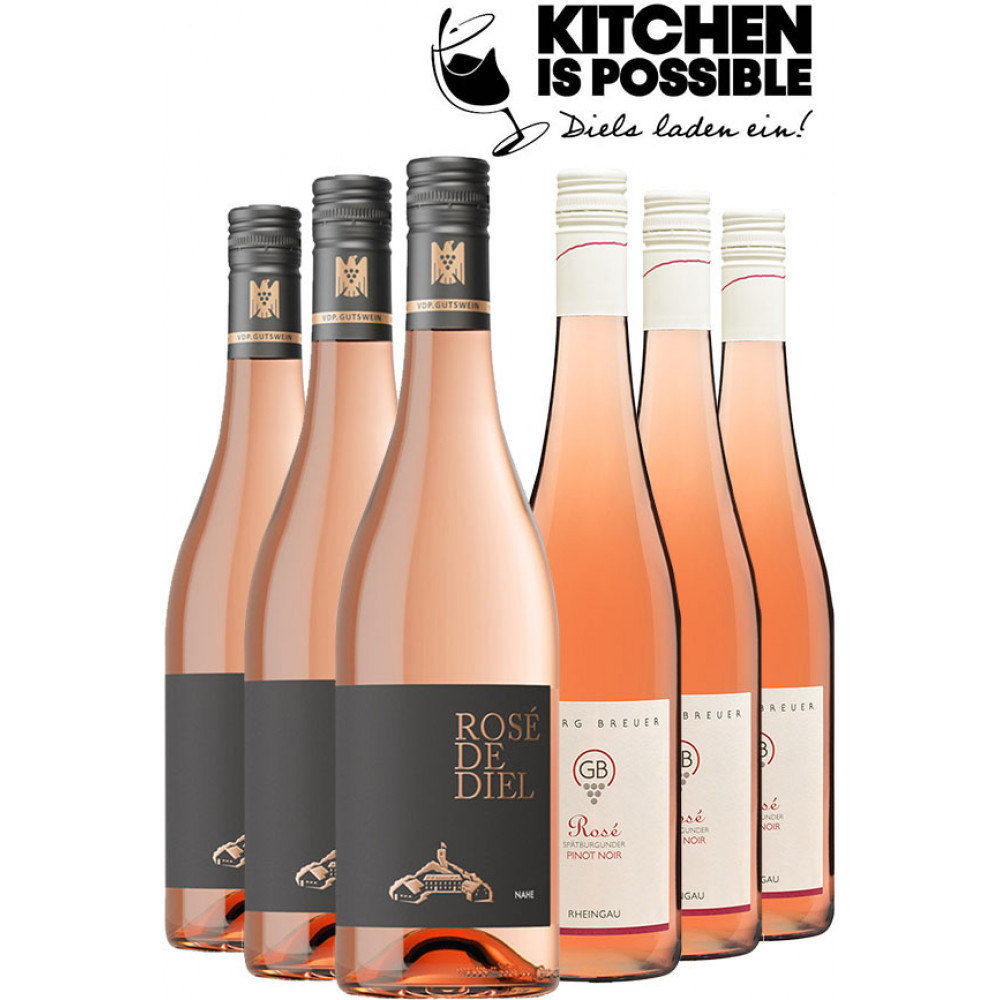 "ROSÉ IS POSSIBLE" das Diel/Breuer Genusspaket