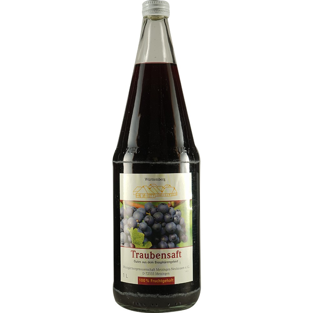 Metzinger Hofsteige 2021 Metzinger Hofsteige Traubensaft rot alkoholfrei 1,0 L