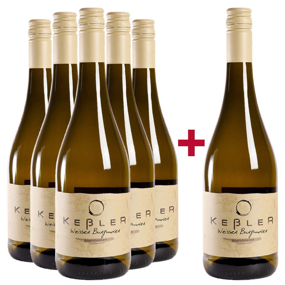Weingut Keßler 5+1 Weißer Burgunder trocken BIO Paket