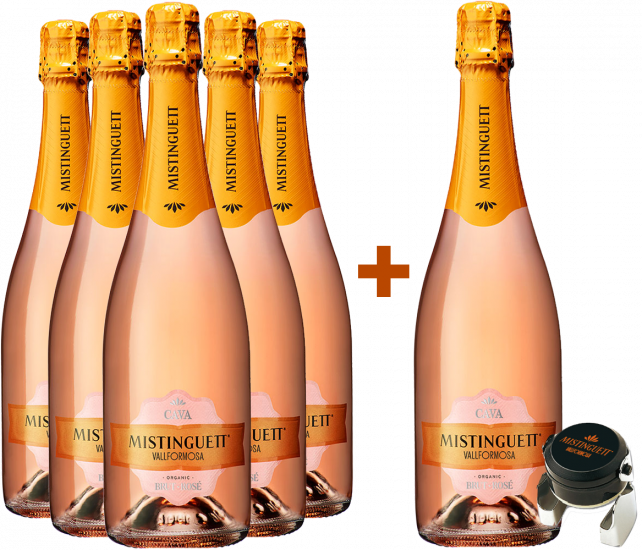 Vallformosa 5+1 Aktionspaket Mistinguett Rosé Cava DO ...