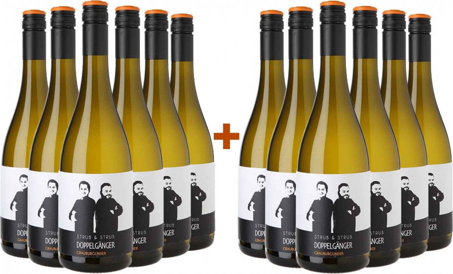 6+6 Paket Doppelgänger Grauburgunder trocken