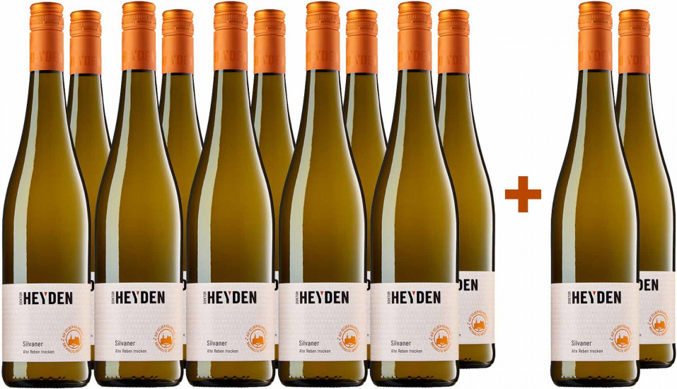 Dr. Heyden 10+2 Paket Silvaner "alte Reben" trocken