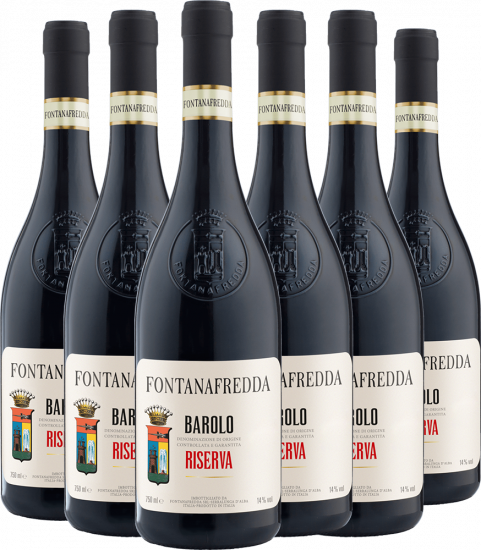 Fontanafredda 6er Paket Barolo Riserva DOCG