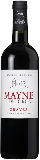 Château du Cros 2018 Mayne du cros rouge Graves AOP trocken