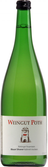 Poth 2022 Blauer Silvaner Kabinett Röttinger Feuerstein trocken 1,0 L